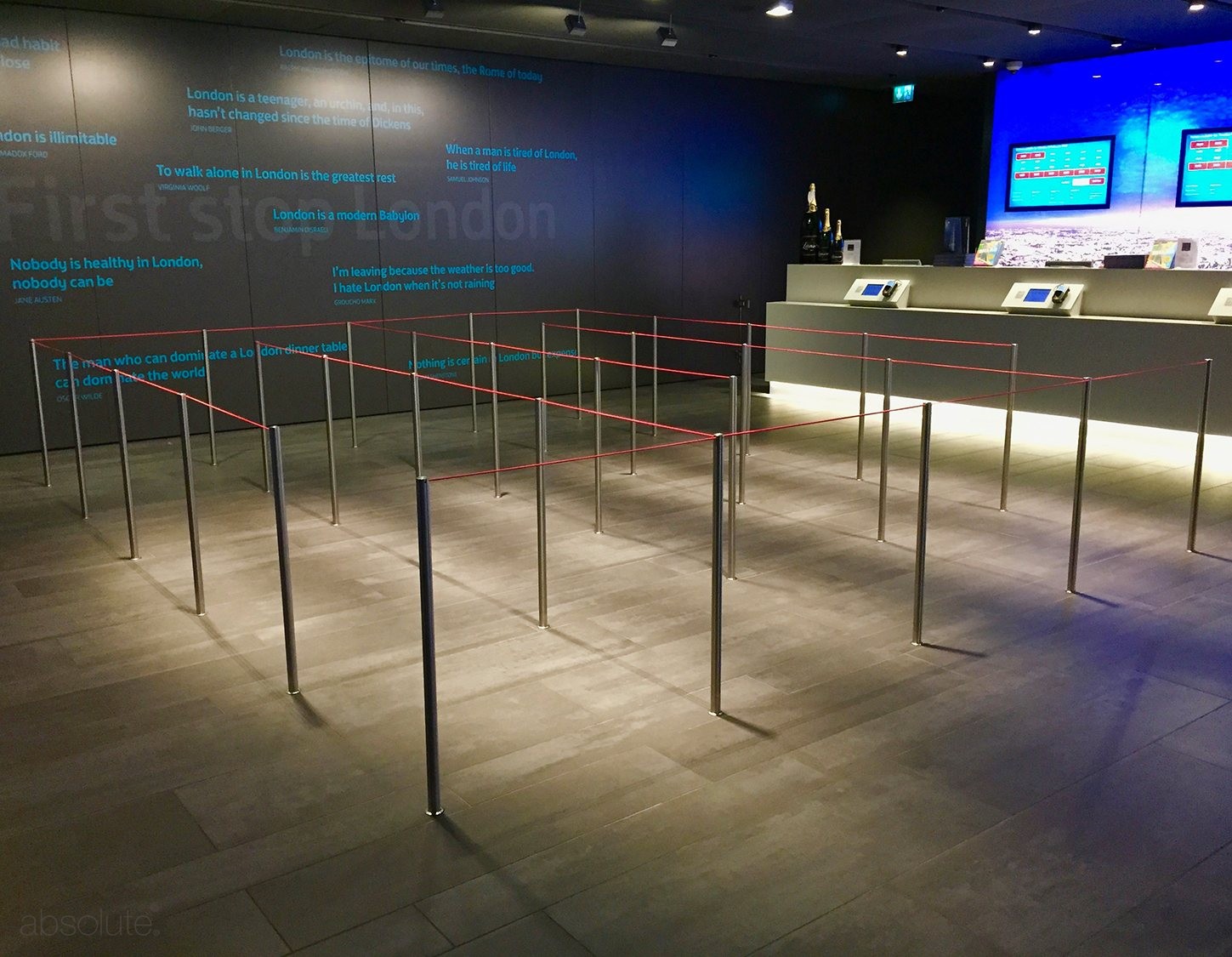 Q Barrier Floor Socket Stanchion - Absolute Museum & Gallery Products