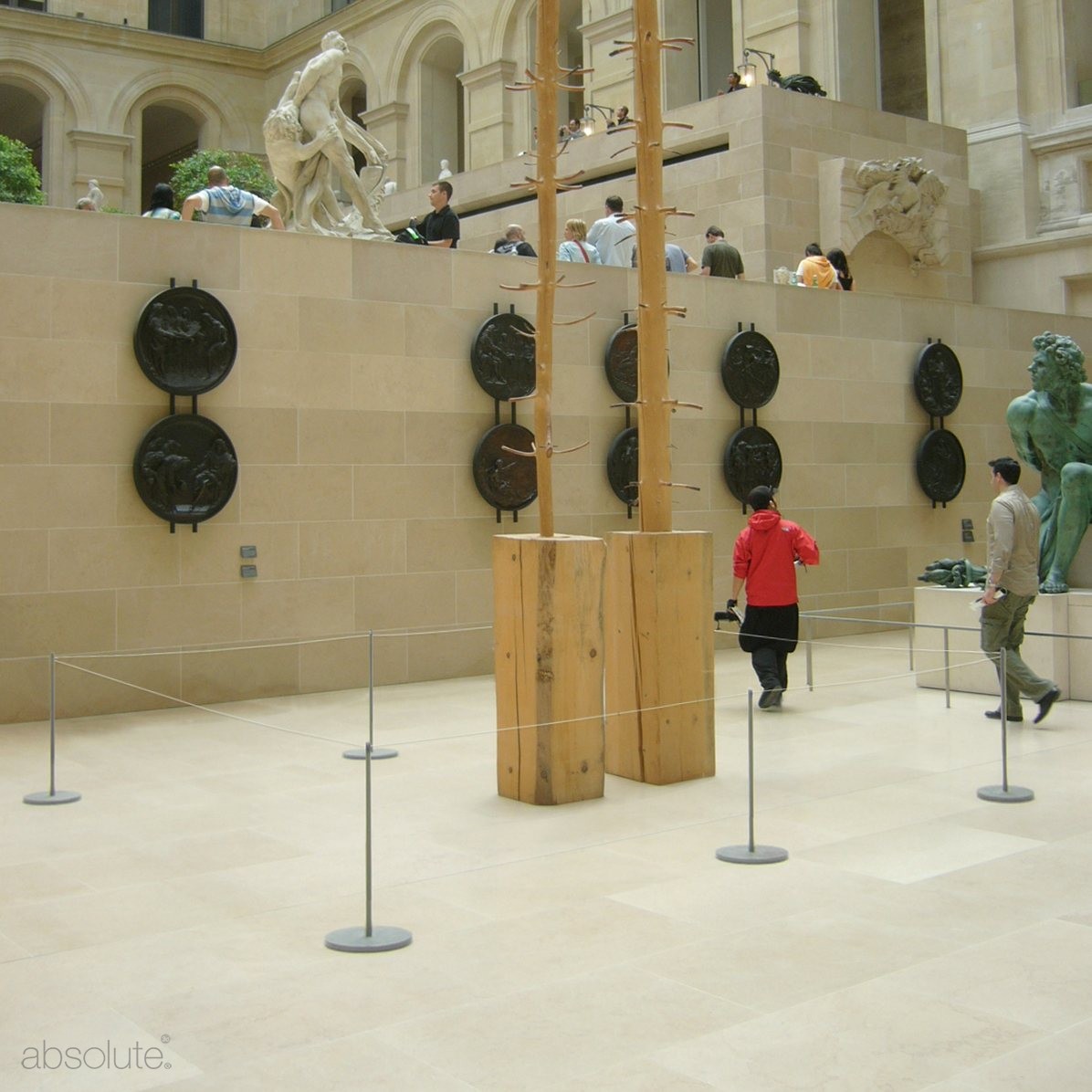Freestanding Stanchion Barrier (1000mm) - Absolute Museum & Gallery ...