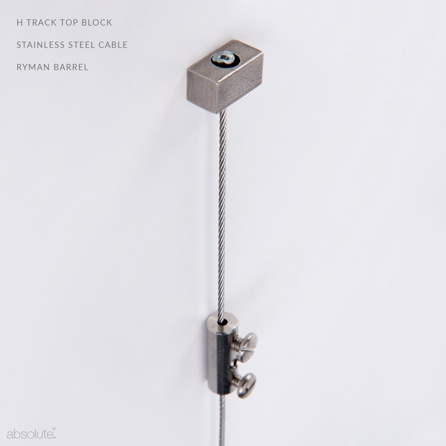 H Track Artwork Hanging Set - Absolute Museum & Gallery Products