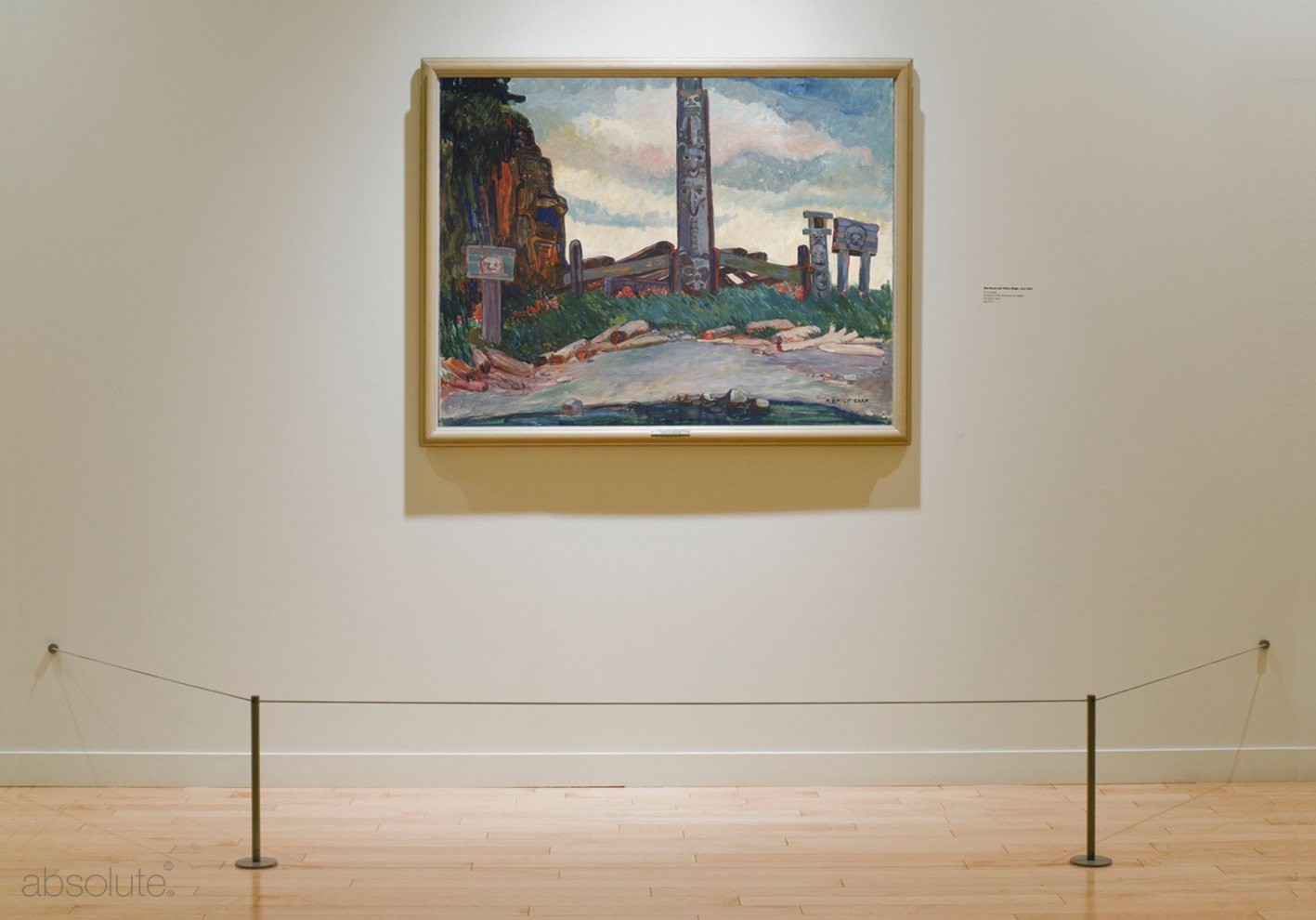 Surface Mounted Stanchion Barrier - Absolute Museum & Gallery Products