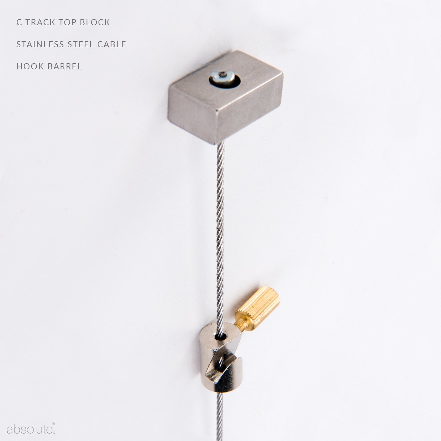 C Track Artwork Hanging Set - Absolute Museum & Gallery Products