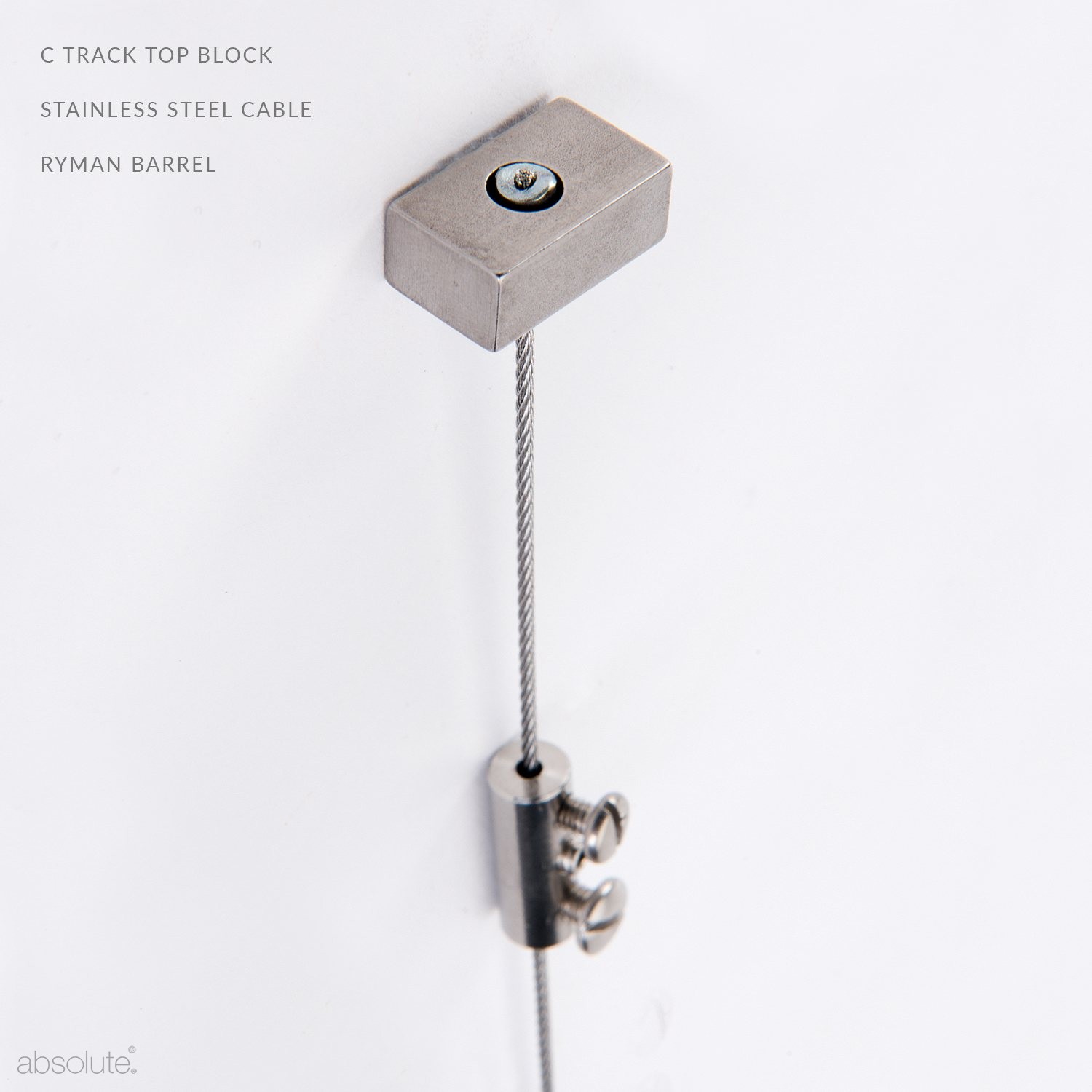 C Track Artwork Hanging Set - Absolute Museum & Gallery Products