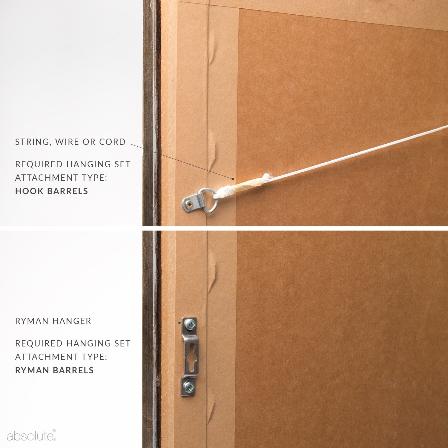 T Track Artwork Hanging Set - Absolute Museum & Gallery Products