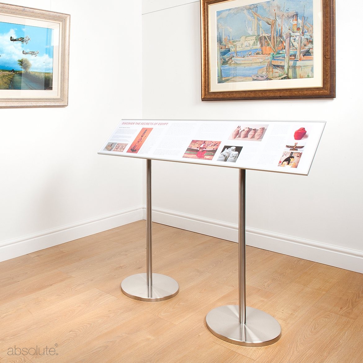 Reader Rail - Large Format Signage Stand (US) - Absolute Museum ...