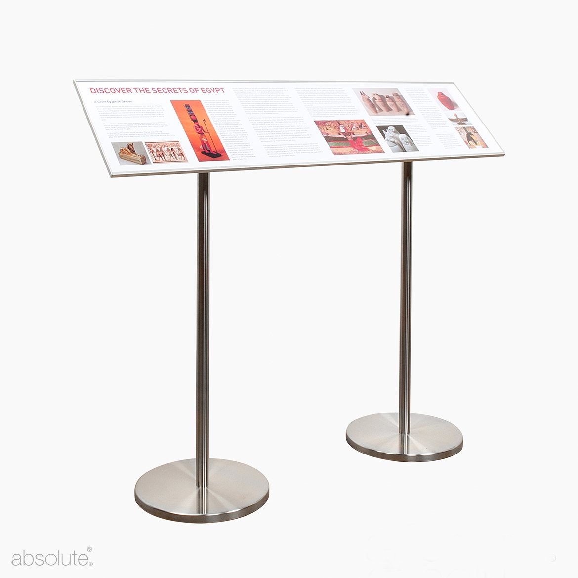Reader Rail - Large Format Signage Stand (US) - Absolute Museum ...