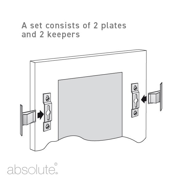 Ryman Hanger (Secure Set) - Art Hanging System - Absolute Museum ...