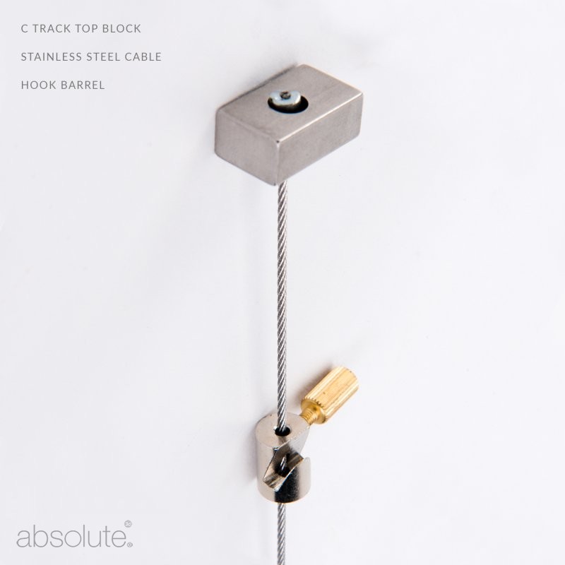 C Track Artwork Hanging Set - Absolute Museum & Gallery Products