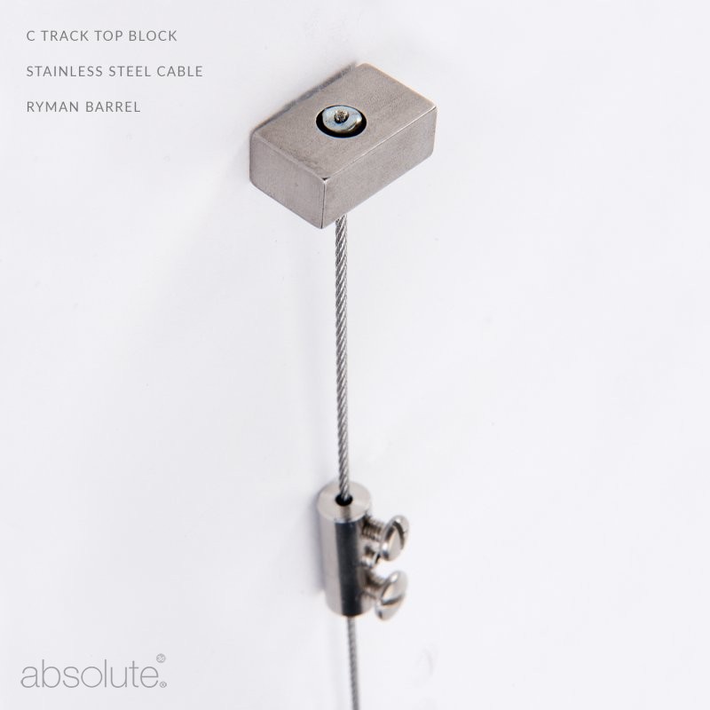 C Track Artwork Hanging Set - Absolute Museum & Gallery Products