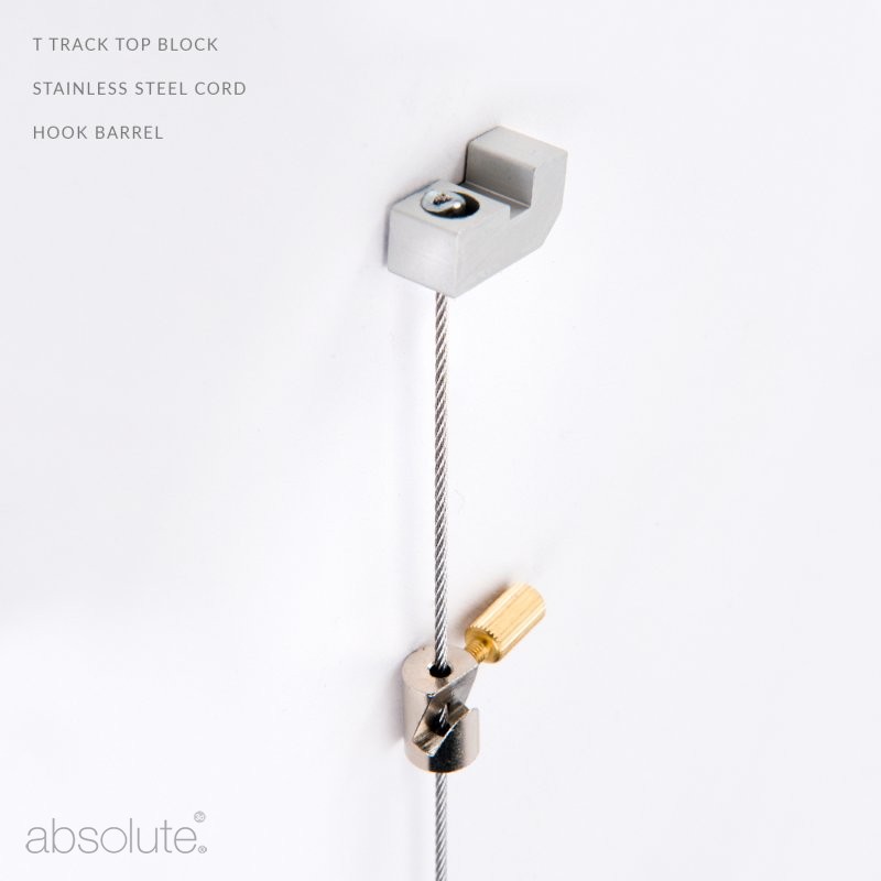 T Track Artwork Hanging Set - Absolute Museum & Gallery Products