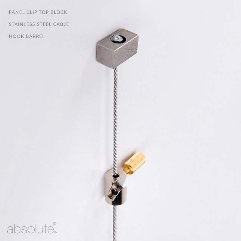 Panel Clip Artwork Hanging Set - Absolute Museum & Gallery Products