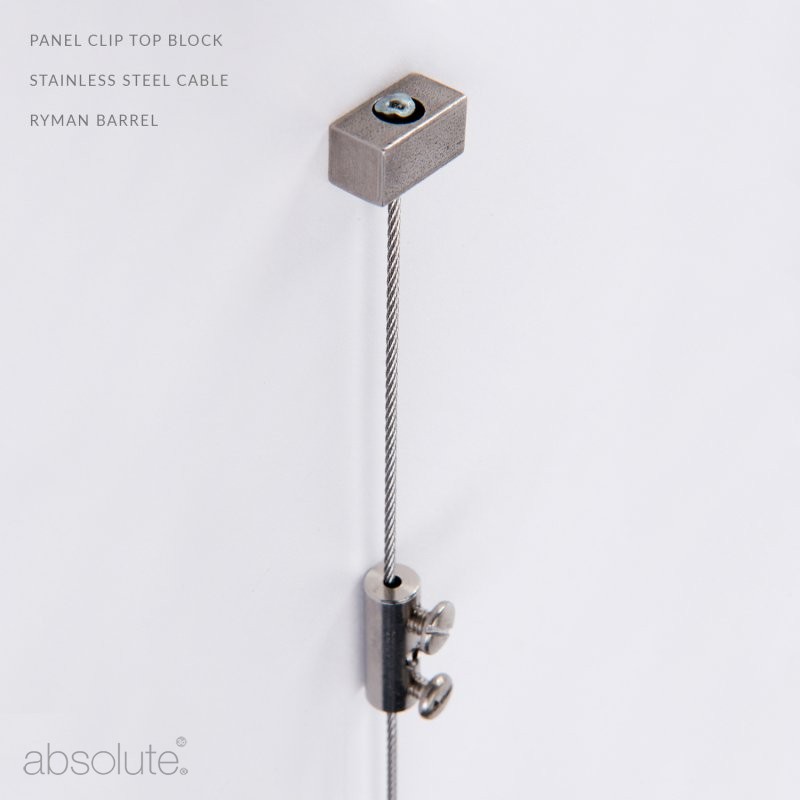 Panel Clip Artwork Hanging Set - Absolute Museum & Gallery Products