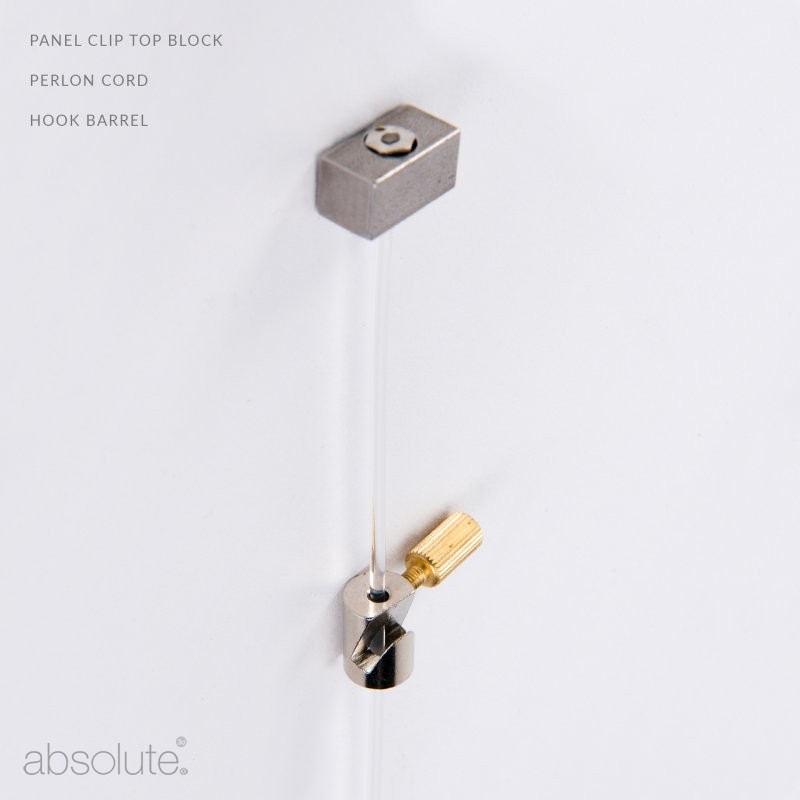 Panel Clip Artwork Hanging Set - Absolute Museum & Gallery Products