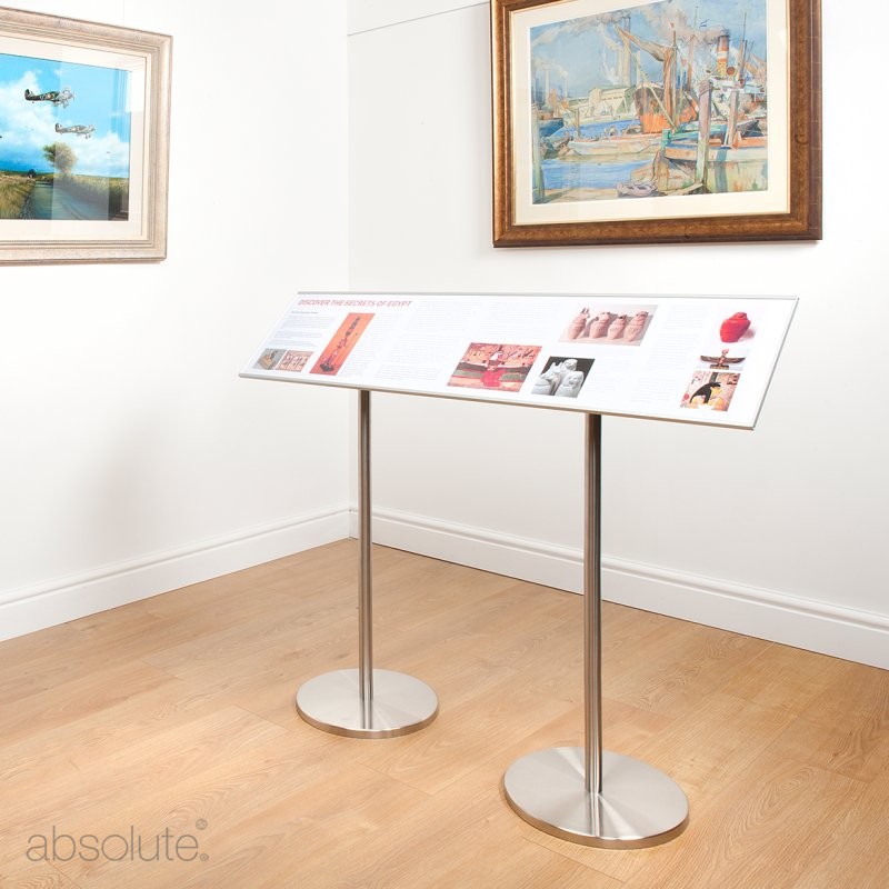 Reader Rail - Large Format Signage Stand (US) - Absolute Museum ...