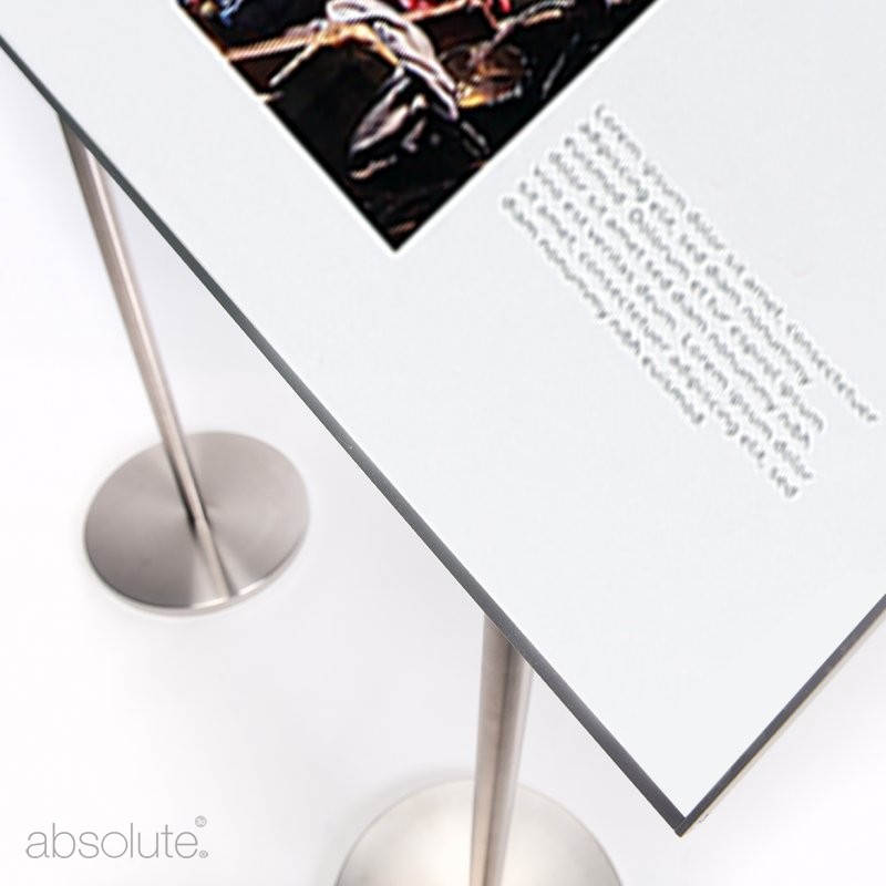 Reader Rail - Large Format Signage Stand (US) - Absolute Museum ...