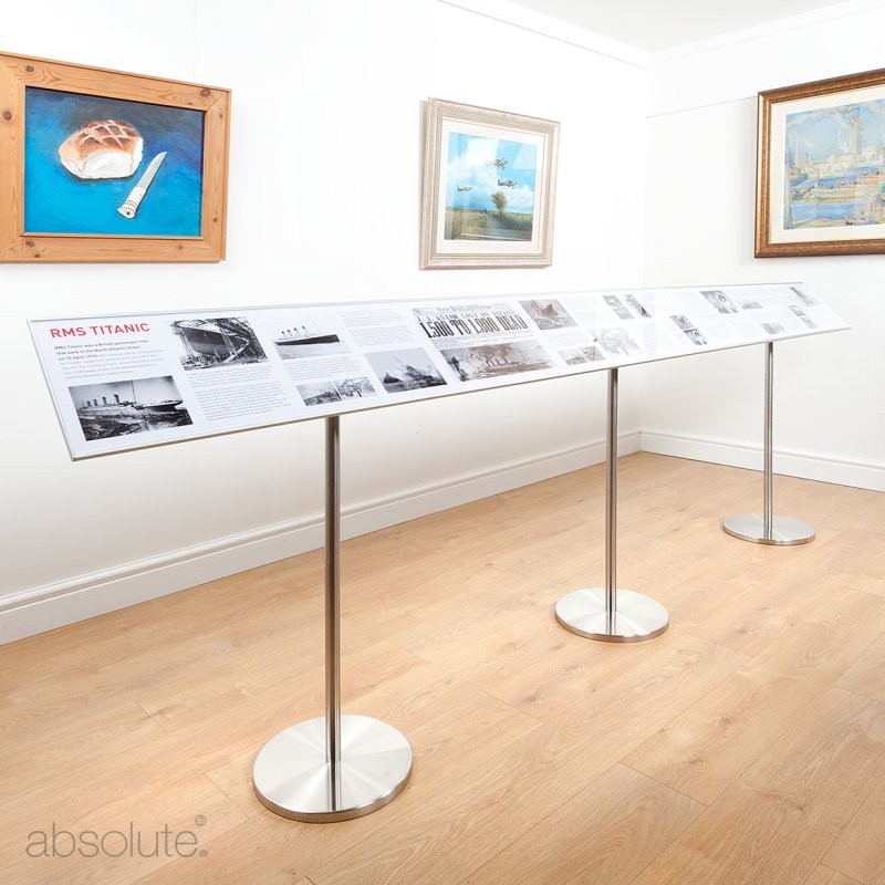 Reader Rail - Large Format Signage Stand (US) - Absolute Museum ...
