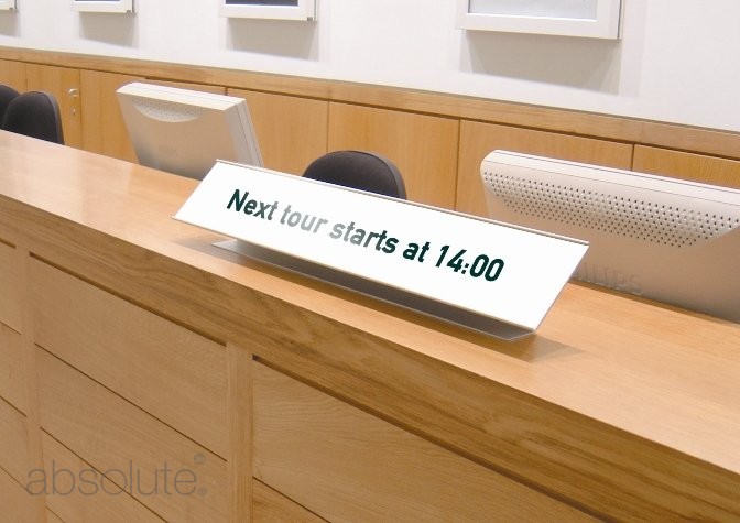 Freestanding Label Holder - Absolute Museum & Gallery Products