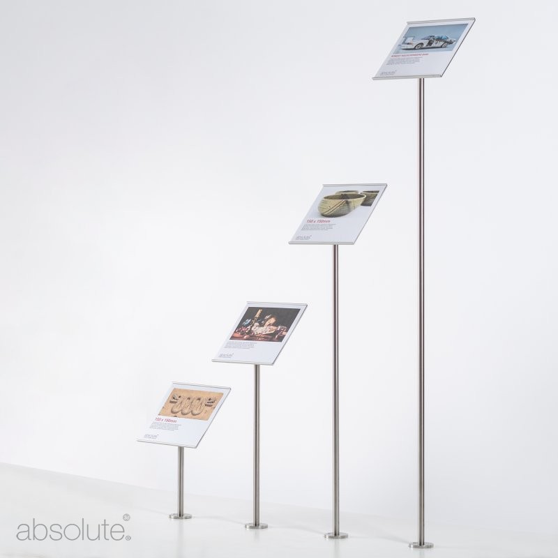 Pinnacle Label Holder Surface Mounted - Absolute Museum & Gallery Products