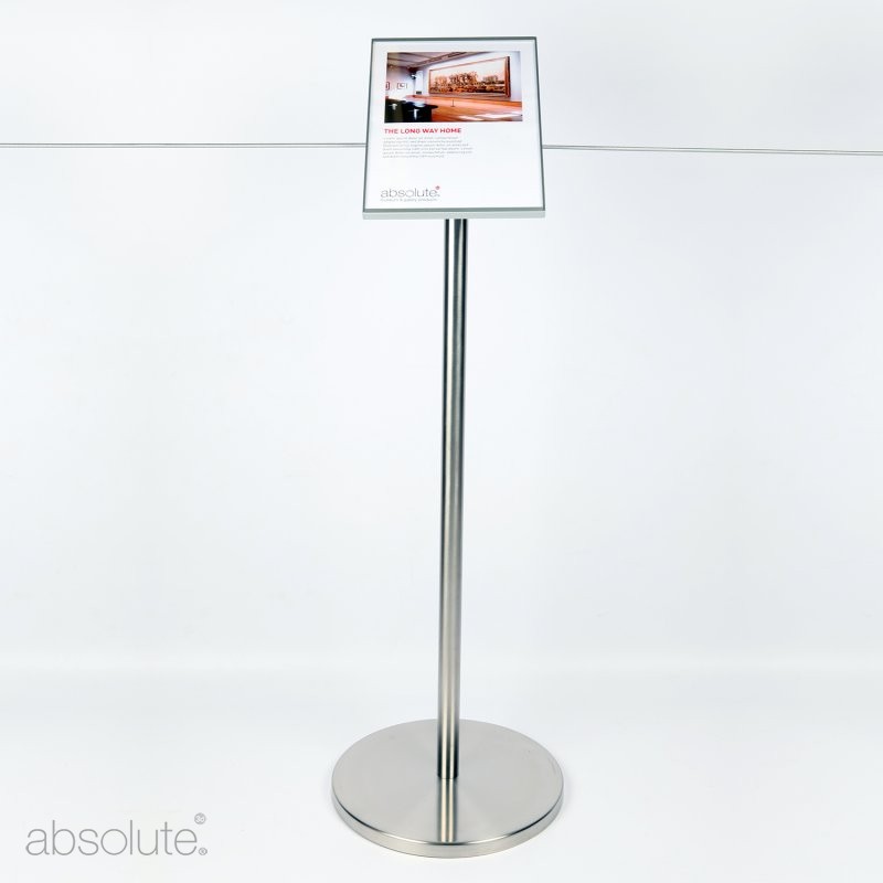 Q Barrier Freestanding Stanchion - Absolute Museum & Gallery Products