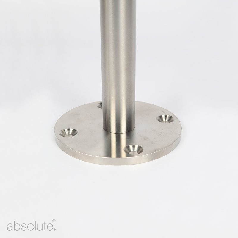Q Barrier Surface Mounted Stanchion - Absolute Museum & Gallery Products